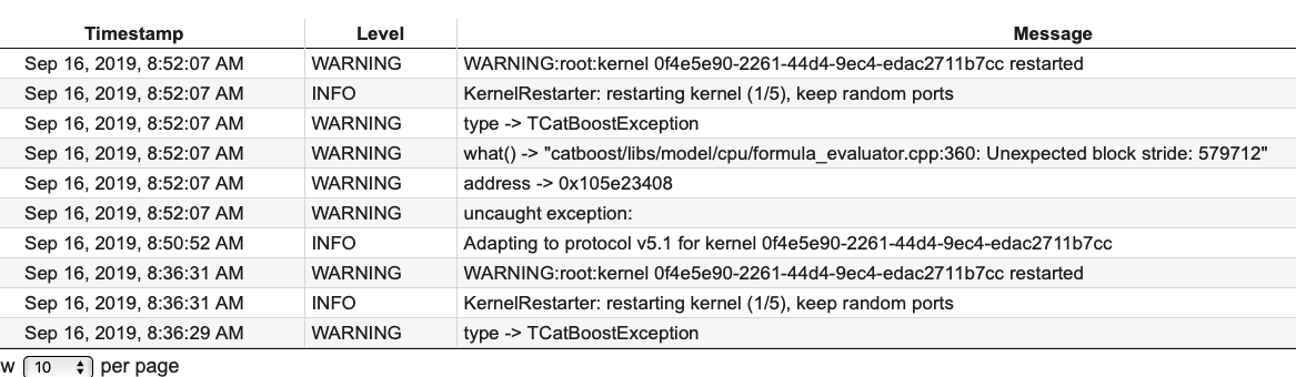 Catboost 0.16.0 onwards crashing on Google colab Python 3, GPU · Issue #995 · catboost/catboost ...