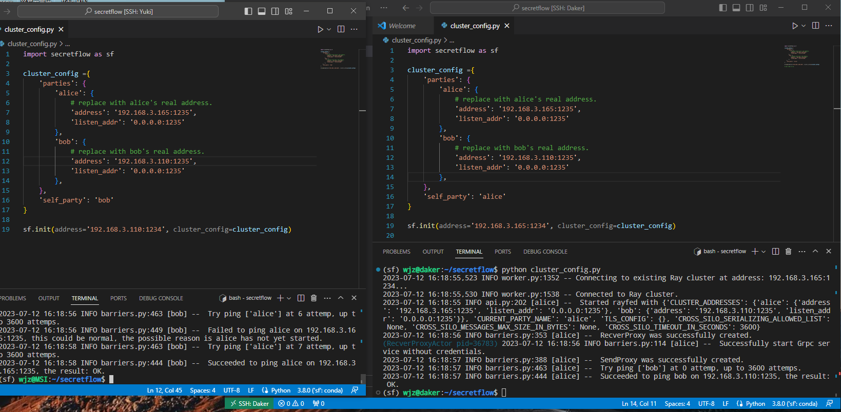 验证 SecretFlow “快速开始”文档，包括文档流程和示例代码 · Issue #638 · secretflow/secretflow · GitHub