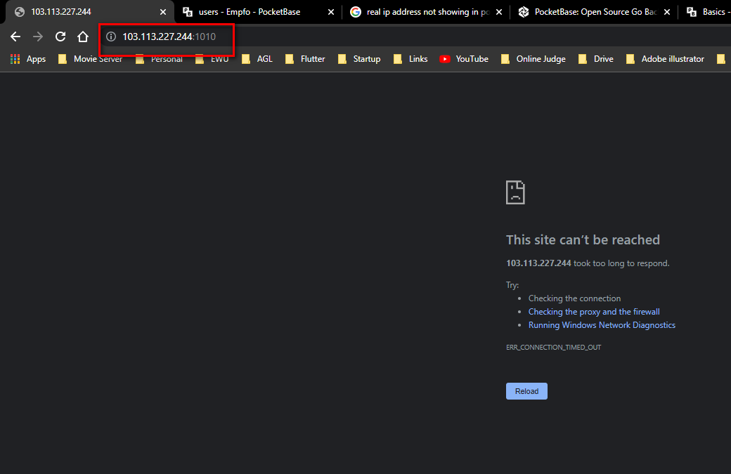 server problem with router public real ip address · pocketbase pocketbase · Discussion #1953 ...
