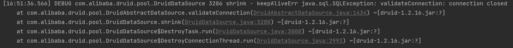 shrink方法 keepAlive bug导致连接泄露 · Issue #5220 · alibaba/druid · GitHub