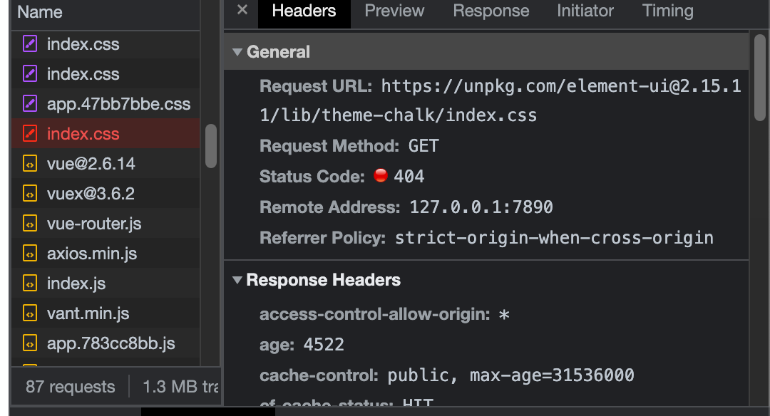 [Bug Report] CDN无法使用 · Issue #22254 · ElemeFE/element · GitHub