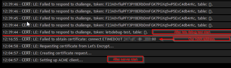 Strange problem with Let's Encrypt ACME module · Issue #1373 · Ylianst/MeshCentral · GitHub