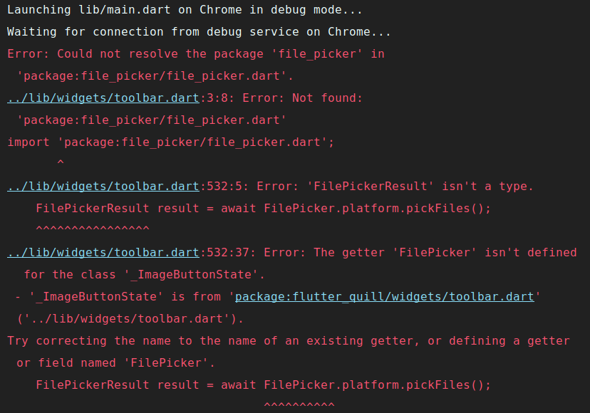 Unable to import file picker · Issue #619 · miguelpruivo/flutter_file ...
