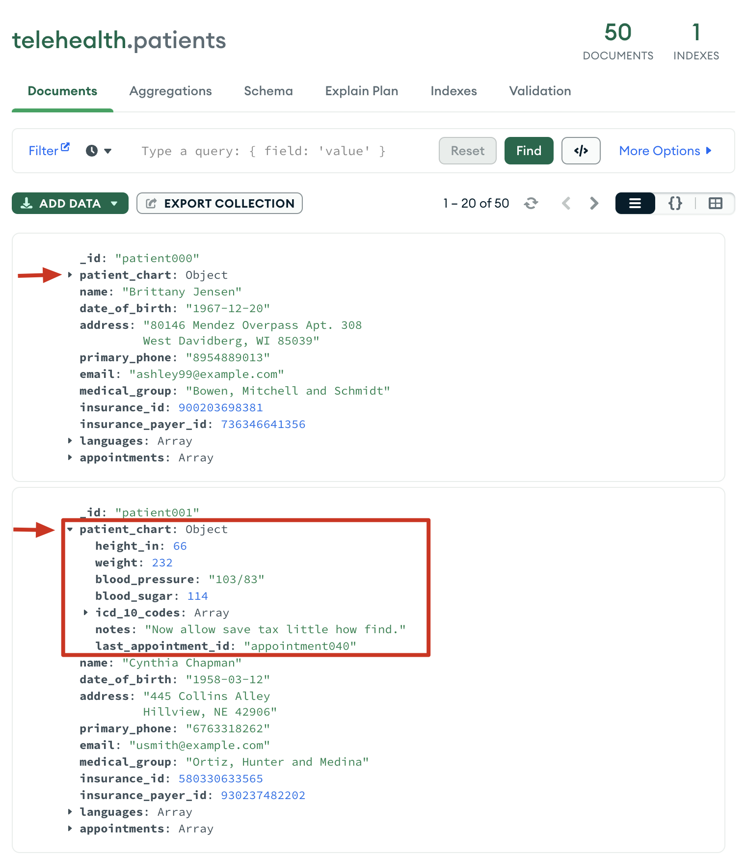 GitHub - spttruong/nosql-telehealth-database