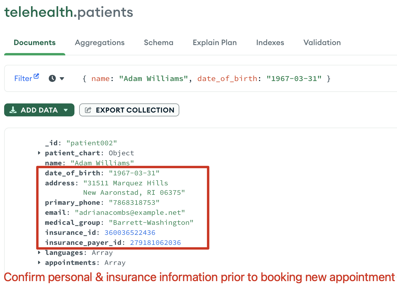 GitHub - spttruong/nosql-telehealth-database