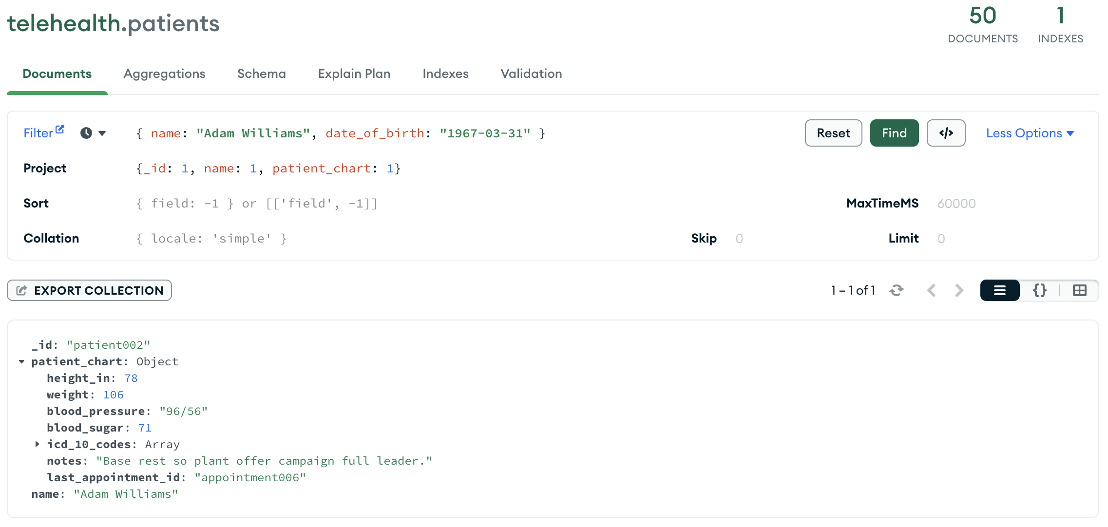 GitHub - spttruong/nosql-telehealth-database