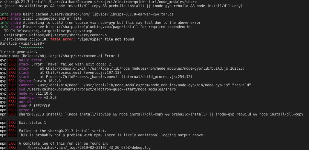 can't install sharp on MacOS · Issue #1586 · lovell/sharp · GitHub