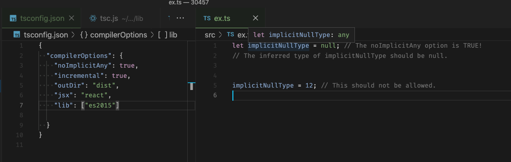noImplicitAny setting reversed · Issue #34541 · microsoft/TypeScript · GitHub
