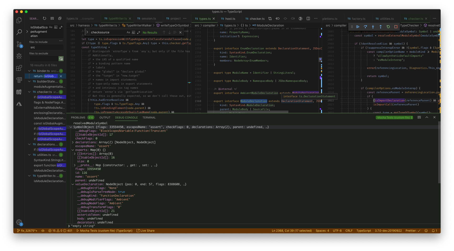 Debugger Scrolling On New Input Doesnt Take Size Of Expanded Objects Into Account · Issue