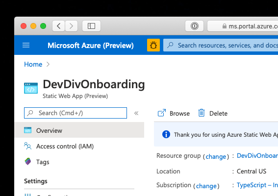 Create new Static Webapp not setting local fs changes · Issue #101 ...