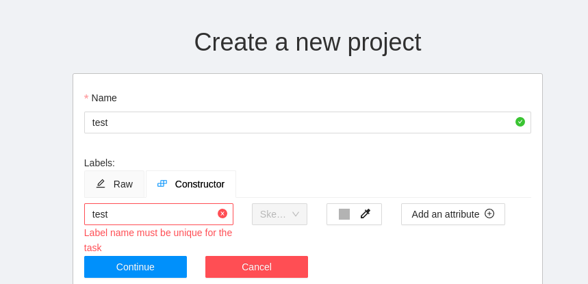 Labels Constructor Enhancements · Issue 5729 · Opencv Cvat · Github