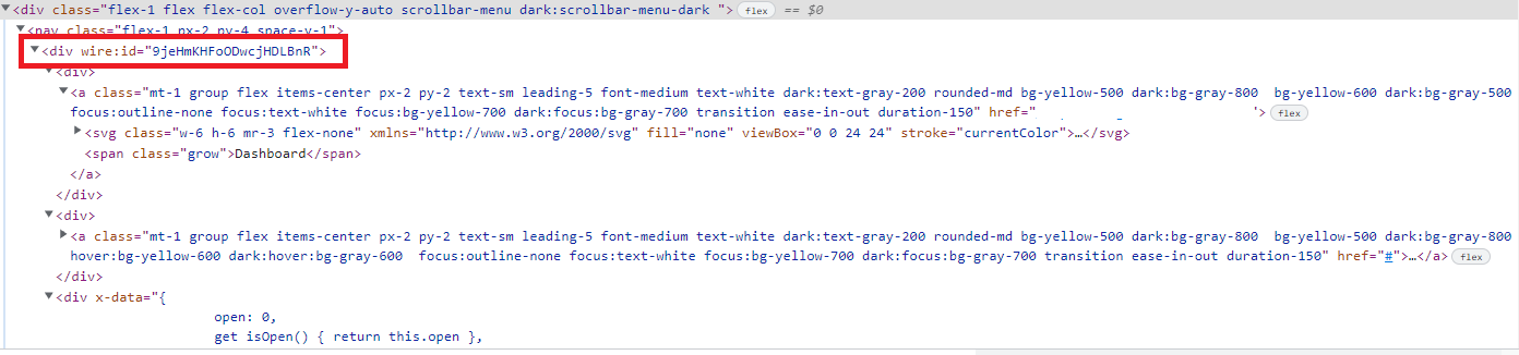 Testing if a livewire component is visible doesn't work when i'm sure ...