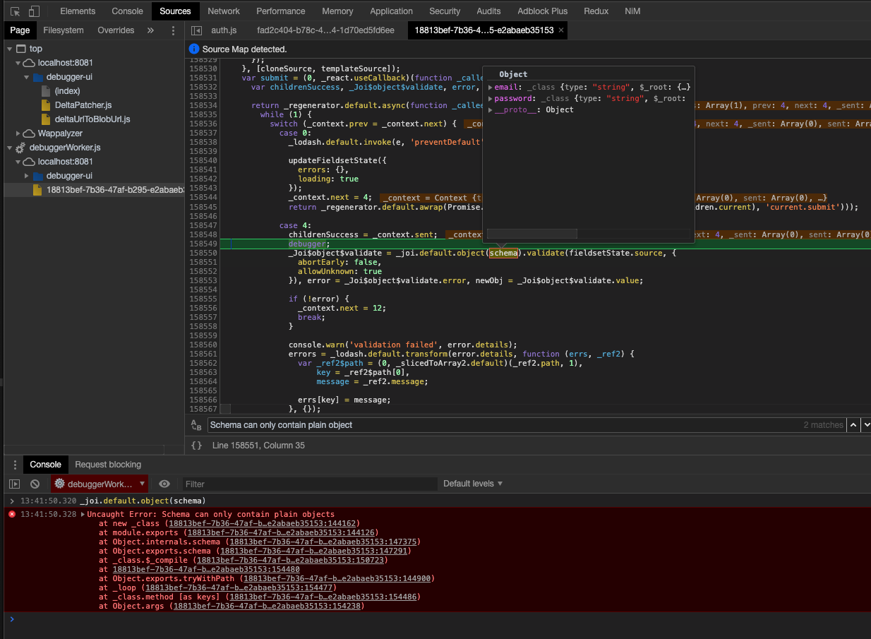 Not Able To Validate Simple Object · Issue 2130 · Hapijsjoi · Github