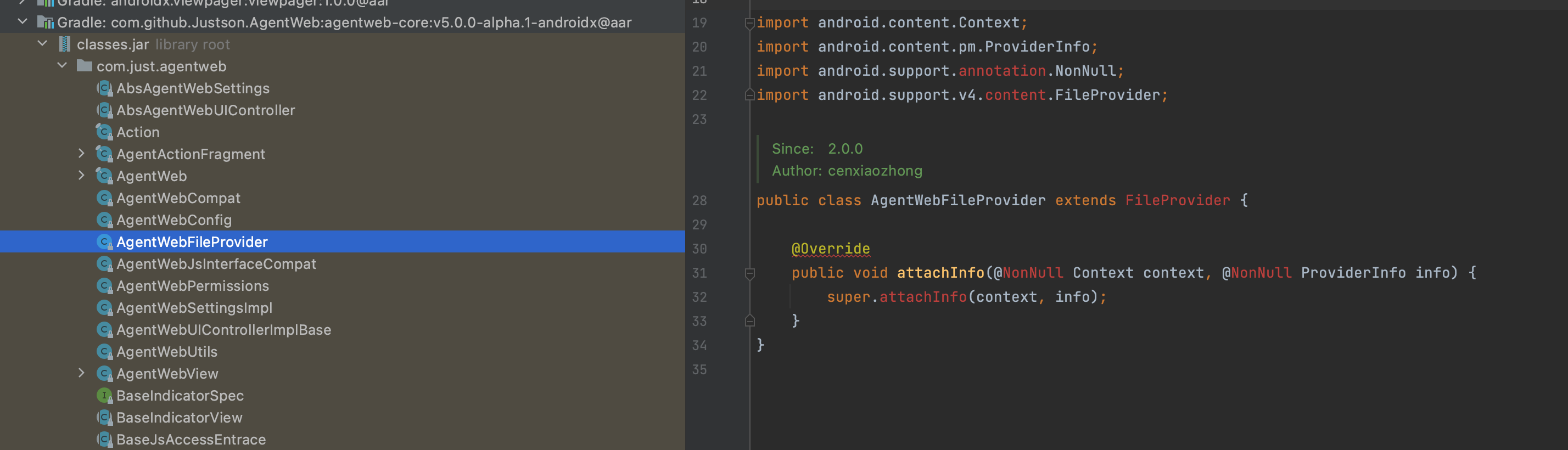 androidx 版本依赖有问题, AgentWebFileProvider 依赖的是 support 的provider · Issue #955 · Justson/AgentWeb ...
