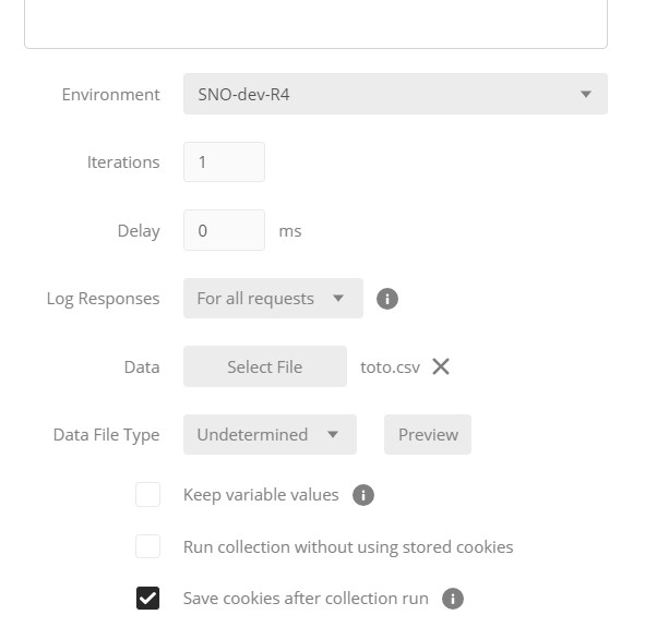 Collection runner does not identify the CSV format when selecting Data file · Issue #7008 ...