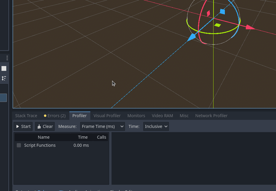 (Visual) Profiler stops updating when editor is not in focus with default Unfocused Low ...