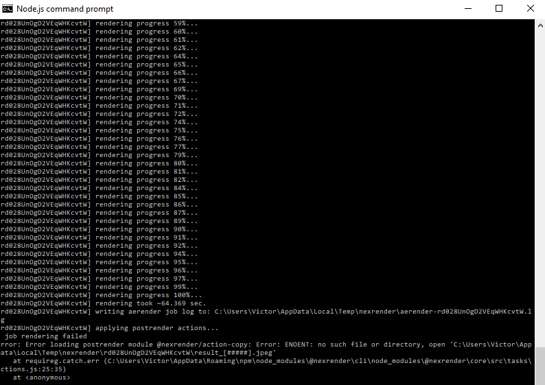 Dealing with Image sequences and Postrender action-copy · Issue #132 · inlife/nexrender · GitHub