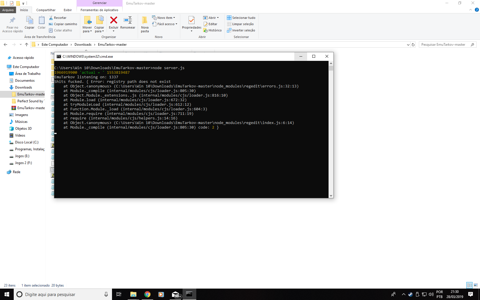 Issue to install · Issue #7 · polivilas/EmuTarkov · GitHub