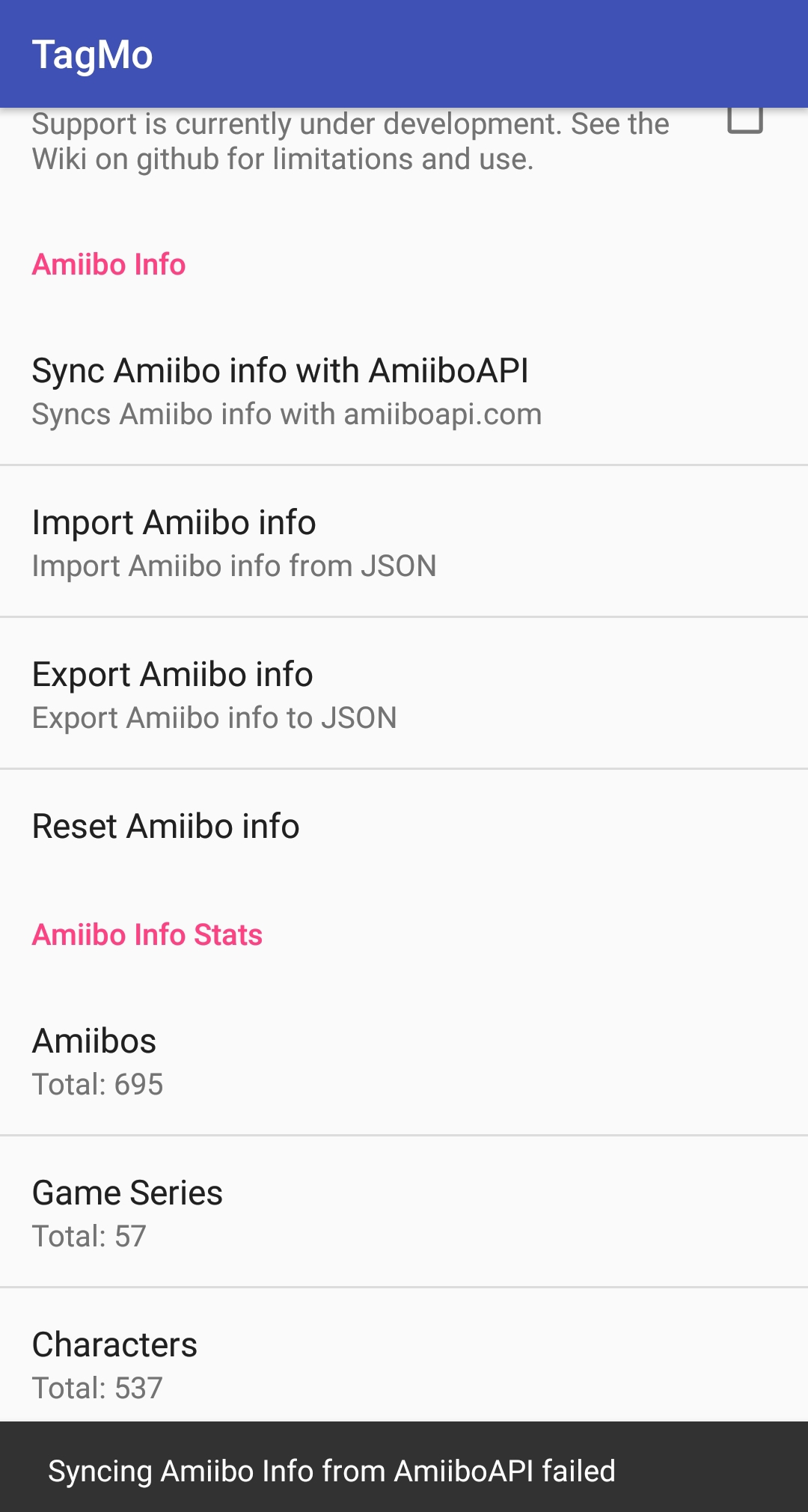 Sync Amiibo info with AmiiboAPI failed · Issue #147 · HiddenRamblings/TagMo · GitHub