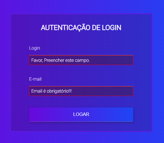 GitHub - anselmojsantos/form: Projeto construção de um formulário com ...