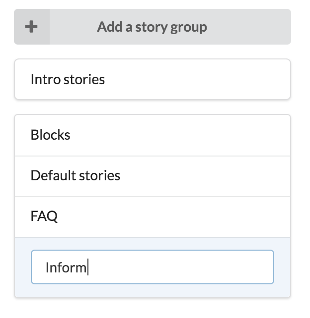 Story Group Incorrect Index · Issue #260 · botfront/botfront · GitHub