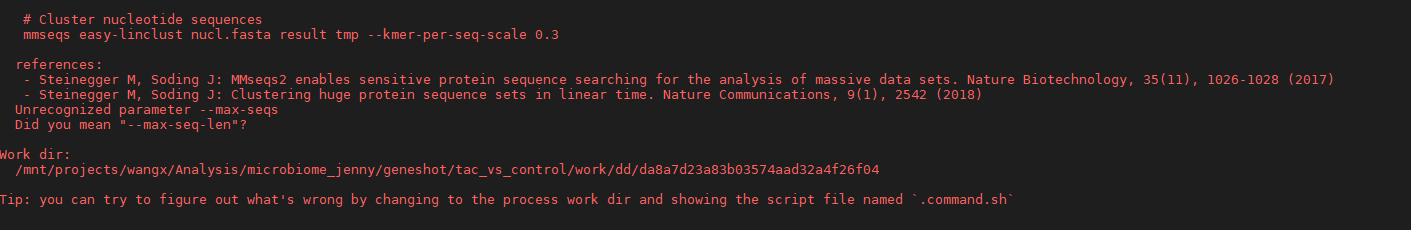 mmseq error · Issue #55 · Golob-Minot/geneshot · GitHub