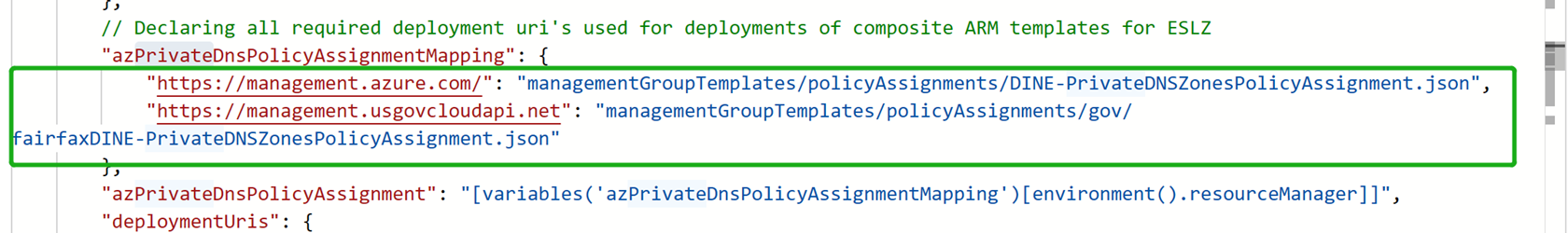 Bug Report missing of 'PrivateDnsPolicyAssignment' for China in the ARM template · Issue #1262 ...
