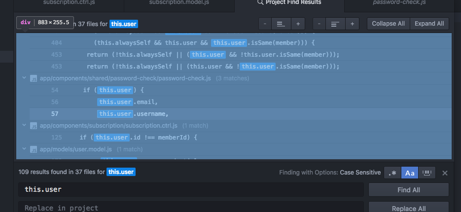 Last result in Project Find Results is not clickable due to scrollbar · Issue #943 · atom/find ...