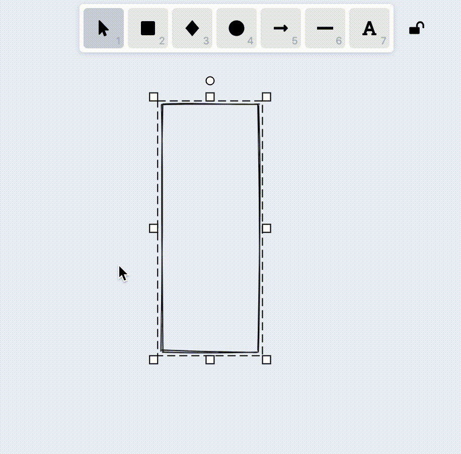 Resizing with SHIFT loses the pointer position · Issue #1296 · excalidraw/excalidraw · GitHub