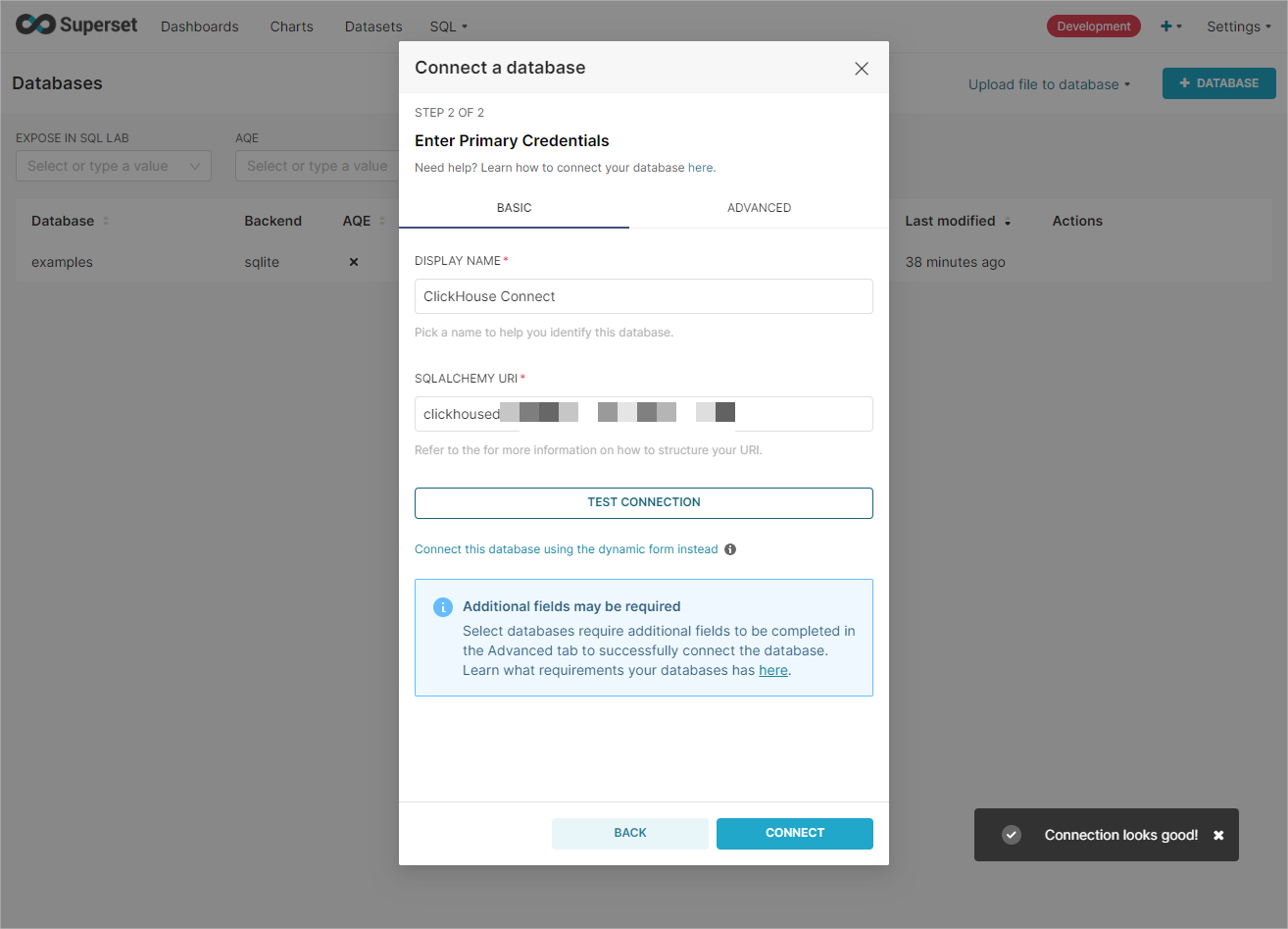 Error Attempting To Connect To Clickhouse · Issue 22268 · Apache Superset · Github
