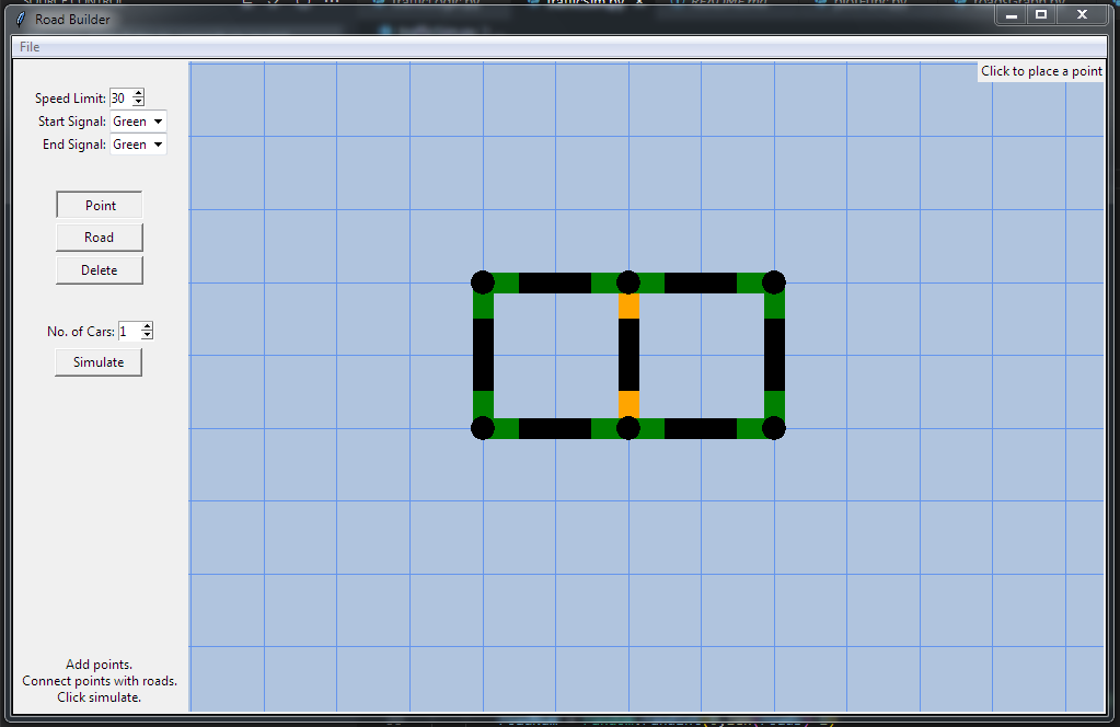 GitHub - coroche/TrafficSimulation: Exploring object oriented programming with a traffic simulator