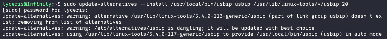 Usbipd Worked This Morning Now Usbipd Error Wsl Usbip Client Not Correctly Installed
