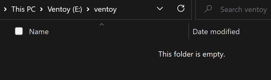 [issue]: /ventoy/ventoy.json not found - issue with recursive folder structure? · Issue #1871 ...