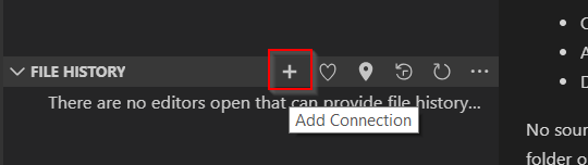 Add Connection action of mssql extension is added to other extension's Explorer in Side Bar ...