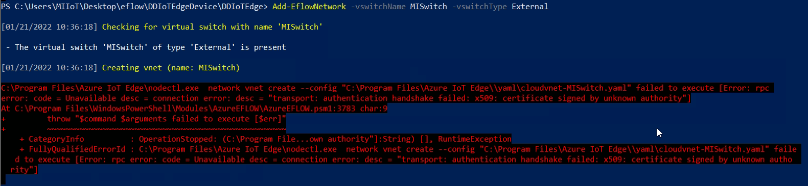 Modules are not working sometimes and device becomes offline due to An ...