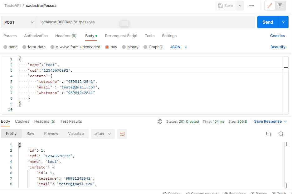 GitHub - iurysalino/lista-de-contatos-api: Thia API is to realize a CRUD application.