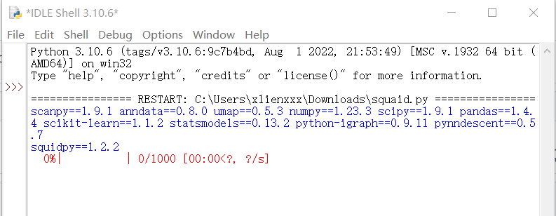 Squidpy doesn't run · Issue #597 · scverse/squidpy · GitHub