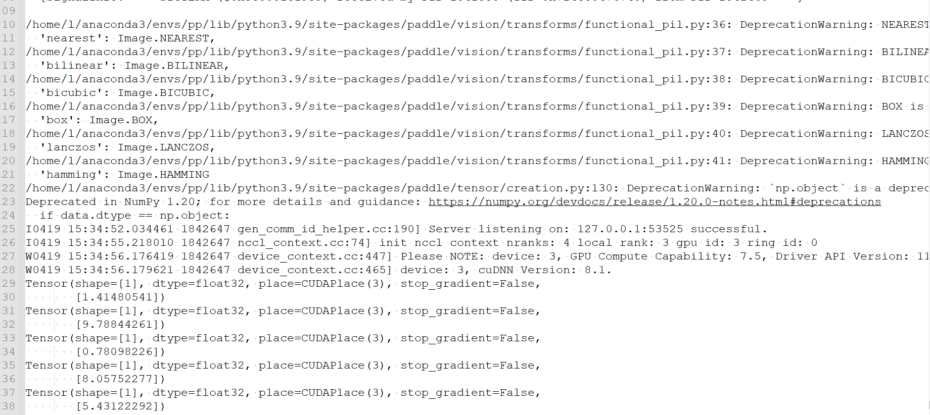 [BUG] 训练ppyoloE时，VOC数据，只采用单个分类，那么在loss.backward()的时候会卡住不动，查看了loss是4.49 ...