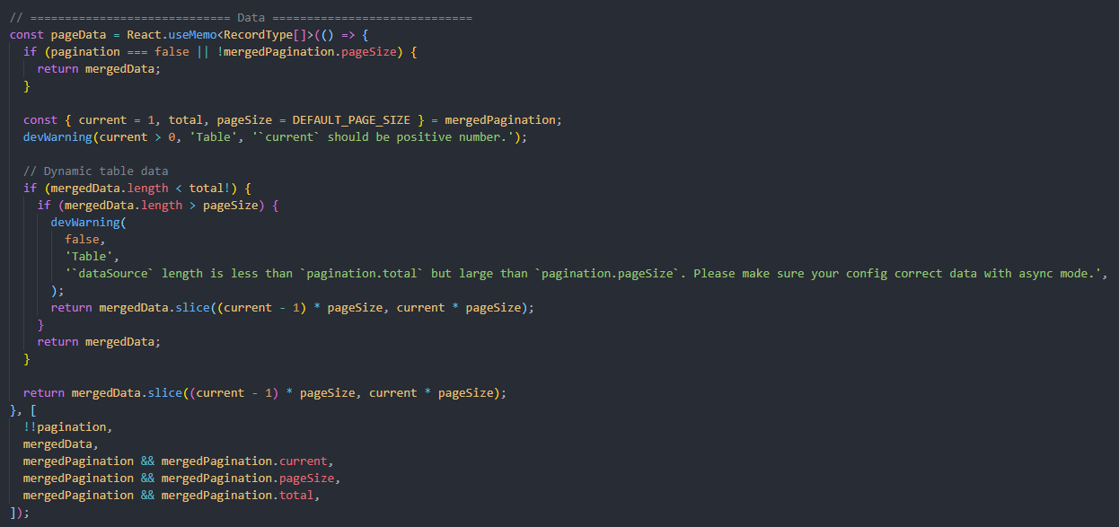🐛[BUG] ProTable pagination选择分页大小时报错 · Issue #2985 · ant-design/pro-components · GitHub