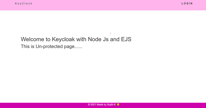 GitHub - Sujithk007/Keycloak-with-Node-js-and-Ejs: Keycloak with Node js and Ejs.