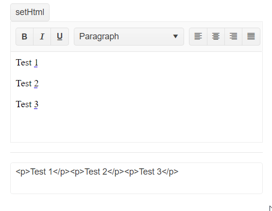 [Editor] setHTML method removes continues white spaces · Issue #3801 · telerik/kendo-angular ...