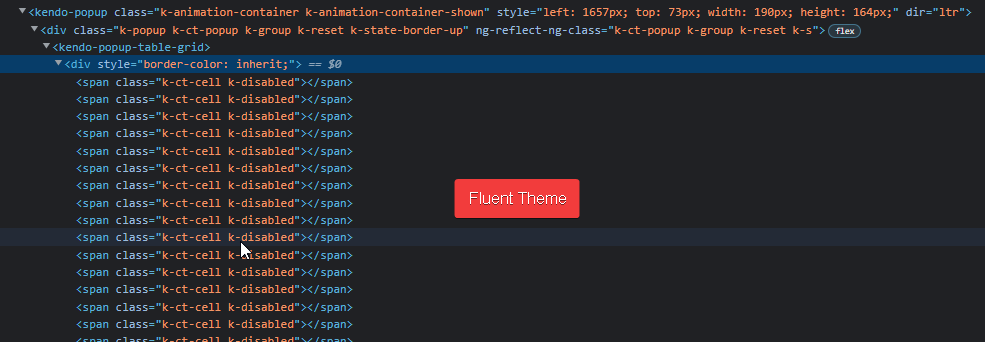 Insert table tool doesn't function when Kendo Fluent theme is used · Issue #4484 · telerik/kendo ...