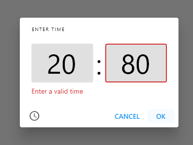 Web - Invalid value in Timepicker (input mode) changes input field size. · Issue #103353 ...