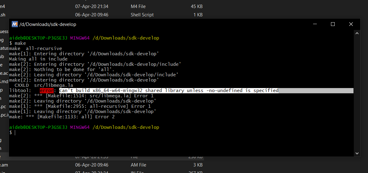 Error during make · Issue #1948 · meganz/sdk · GitHub