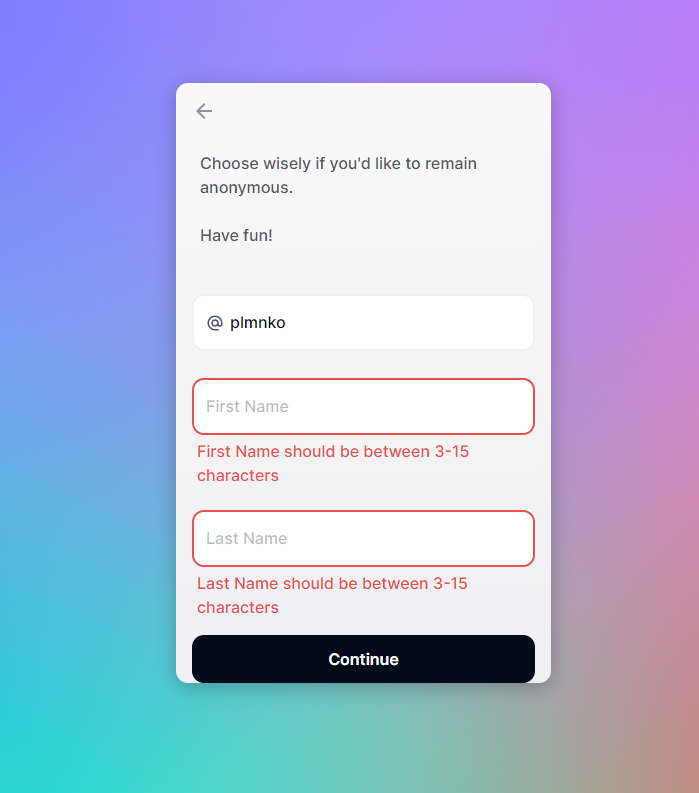 Added firstname and lastname to onboarding form by sanketssc · Pull Request #11 · 100xDevs ...