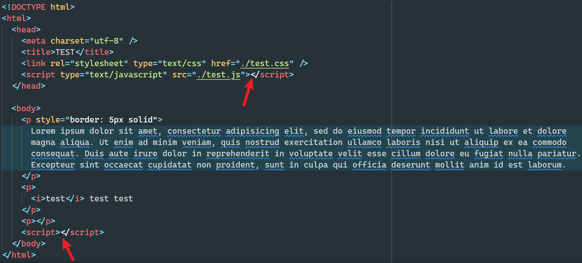 Miscoloring on tag in html file · Issue #18 · tobiasalthoff/vscode-atom-material-theme · GitHub