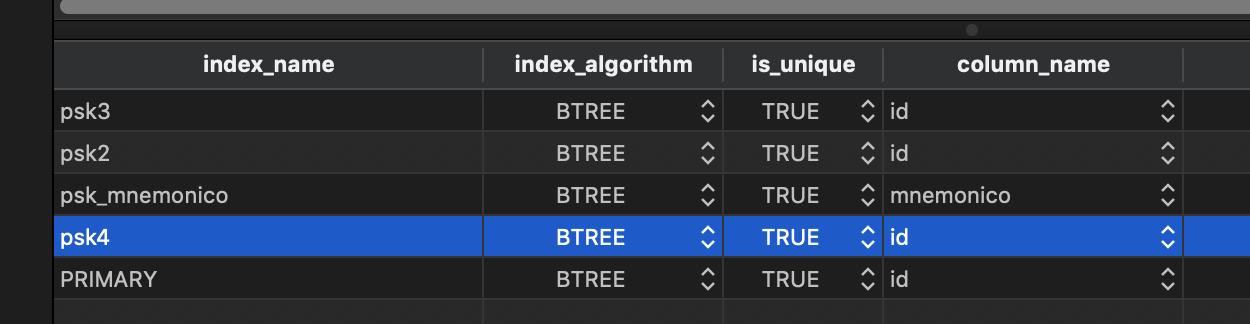 INDEX ALGORITHM - ERROR · Issue #1073 · TablePlus/TablePlus · GitHub