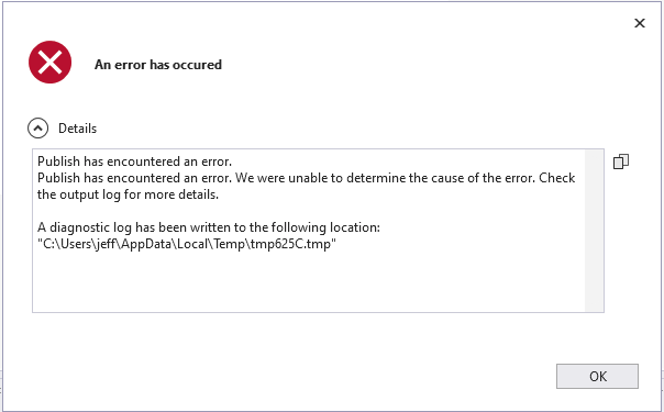 Visual Studio 17.4.0 Preview 4.0 or 5.0: Cannot publish console app ...