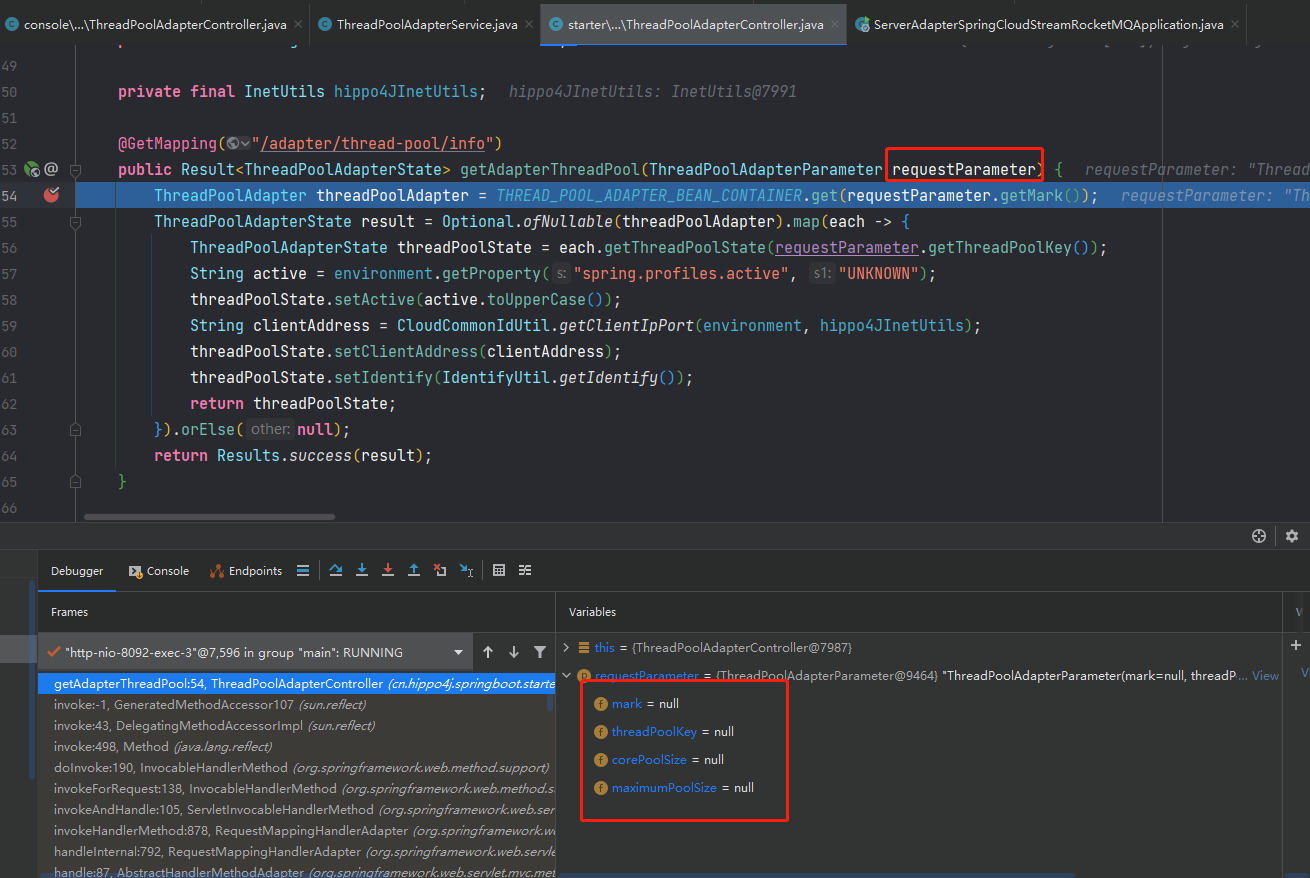 server端http请求client参数丢失 · Issue #775 · opengoofy/hippo4j · GitHub