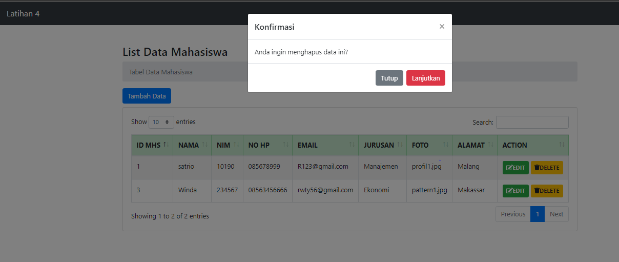 GitHub - satriosws/DP1-SatrioWicaksono: Latihan 4